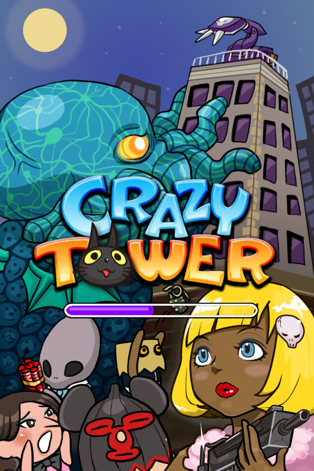 ガンホーのスマホ向けタワー育成ゲームアプリ「CrazyTower」、100万ダウンロード突破！ | vsmedia