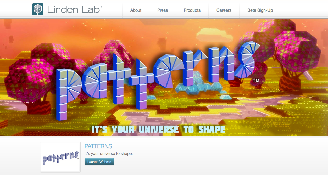 3D仮想空間「Second Life」運営の米Linden Lab、新ゲーム「Patterns」を発表！ | vsmedia