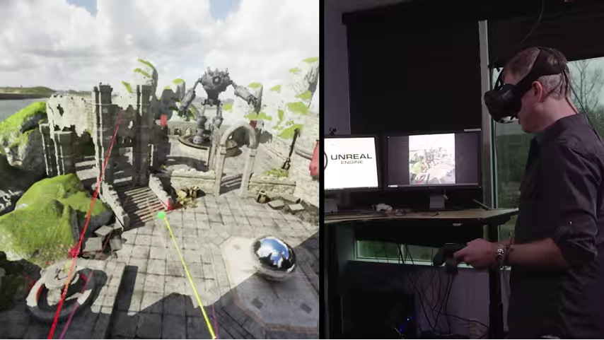 Epic Games、VR環境でゲームを開発できる「Unreal Engine 4」の新機能を紹介 | vsmedia